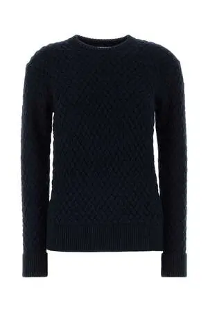 Bottega Veneta Navy Wool Sweater - Blue