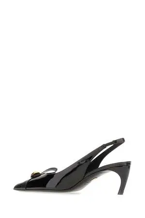FERRAGAMO Glossed Slingback Pumps - Multicolor