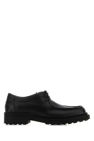 Bottega Veneta Leather Ben Lace-up Shoes - Black