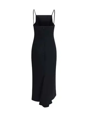 Givenchy Midi Dress With Draped Back