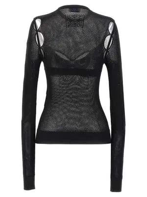 Off-White Net Arrow Bralette Top