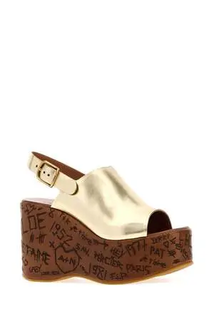 Chloé Leather Maxime Wedge