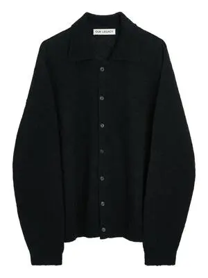 Our Legacy Cardigan Con Bottoni - Black