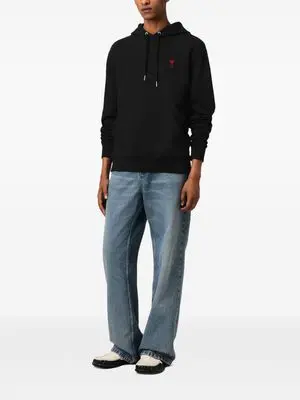 AMI Paris De Coeur Cotton Hoodie - Multicolor