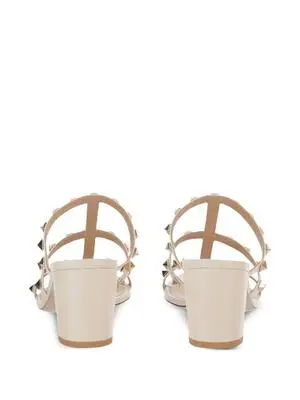 Valentino Garavani Rockstud Leather Sandals - Multicolor