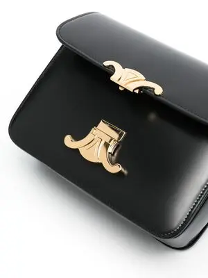 Celine Triomphe Teen Leather Shoulder Bag