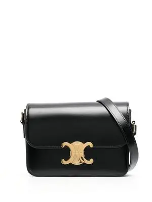 Celine Triomphe Teen Leather Shoulder Bag - Multicolor