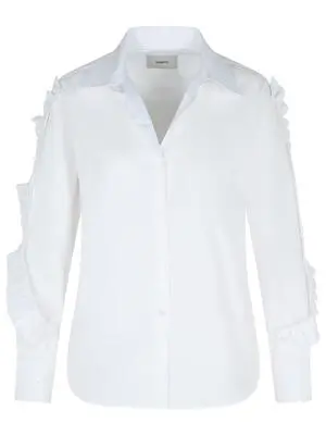 Coperni Ruffle' Cotton Shirt