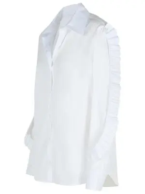 Coperni Ruffle' Cotton Shirt
