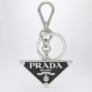 Prada Metal Keyring - Black