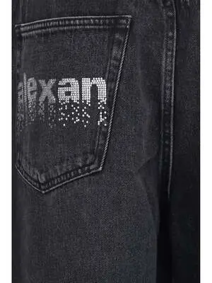 Alexander Wang Crystal Balloon Jeans