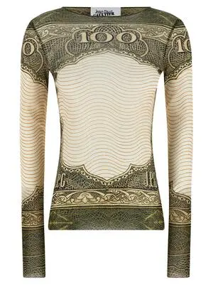 JEAN PAUL GAULTIER Re-edition The Green Cartouche' Top - Multicolor