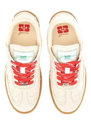GANNI Canvas Sneaker - White
