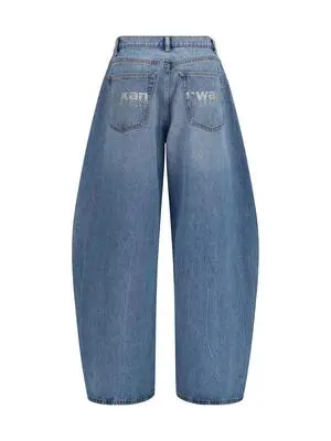 Alexander Wang Crystal Balloon Jeans