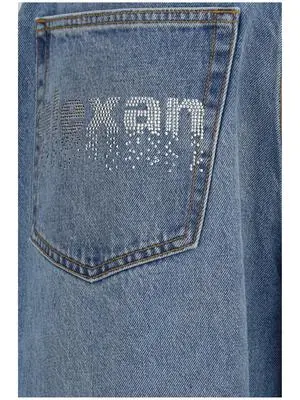 Alexander Wang Crystal Balloon Jeans