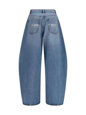 Alexander Wang Crystal Balloon Jeans - Blue