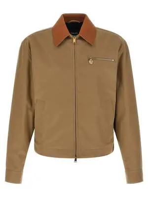Versace Canvas Jacket - Cream
