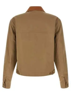 Versace Canvas Jacket - Cream