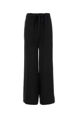 Gucci Black Satin Pyjama Pant - Multicolor
