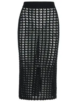 Dolce & Gabbana Virgin Wool Skirt - Black