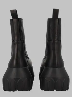 Rick Owens Mega Tractor Leather Chelsea Boots
