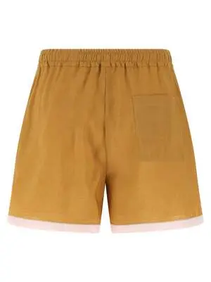 Marni Linen Boxer Shorts - Yellow