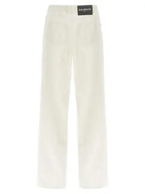 Balmain Embroidery Jeans