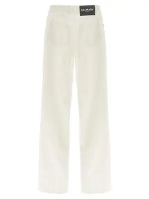 Balmain Embroidery Jeans