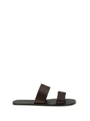 Saint Laurent Babylone Sandals - Brown