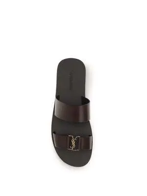 Saint Laurent Babylone Sandals - Brown