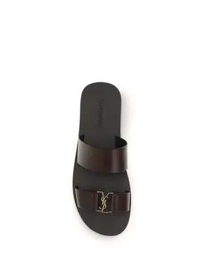 Saint Laurent Babylone Sandals - Brown