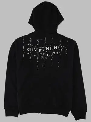 Givenchy Photographic Print Hoodie - Black