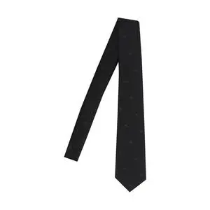 Gucci Double G Silk Tie - Black