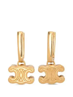 Celine Chunky Triomphe Earrings - Multicolor