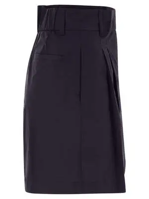Herno Stretch Cotton Bermuda Shorts