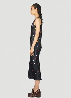 Sportmax Gemstone Print Midi Dress