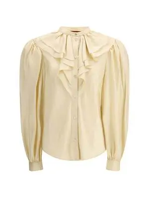 Gucci Silk Twill Shirt - Cream