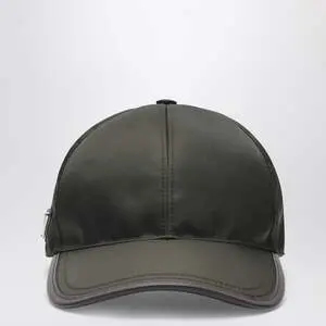 Prada Speedrock Camouflage Re-nylon Baseball Cap - Green