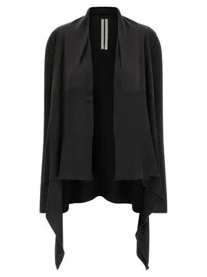 Rick Owens Medium Wrap' Cardigan - Black