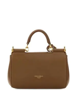 Dolce & Gabbana My Sicily Mini Soft Leather Handbag
