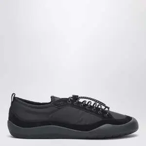 Prada Speedrock Sneakers In Re-nylon And Suede - Black