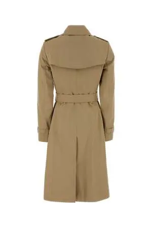 Burberry Beige Twill Trench Coat