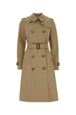 Burberry Twill Trench Coat - Brown