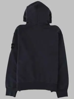 Stone Island Felpa Con Patch Logo