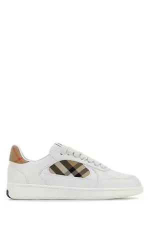 Burberry Leather Terrace Sneakers - White