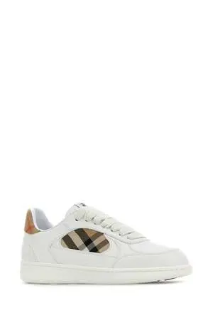 Burberry Leather Terrace Sneakers - White