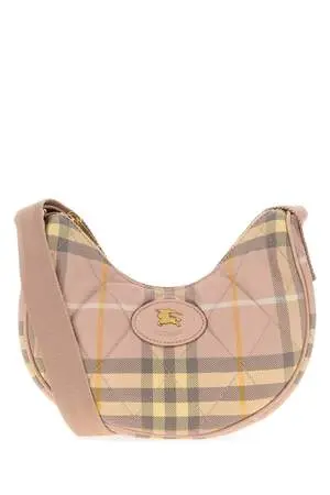 Burberry BURBERRY Embroidered Fabric Crossbody Bag Multicolor