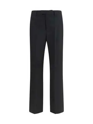 Valentino Garavani Wool Tailored Pants - Black