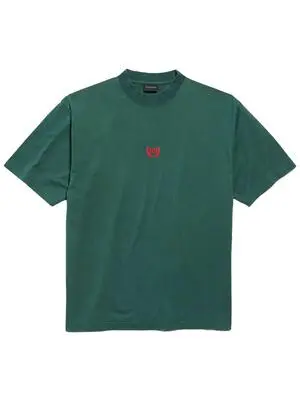 Balenciaga Laurel Medium Fit Jersey Classic T-shirt - Green