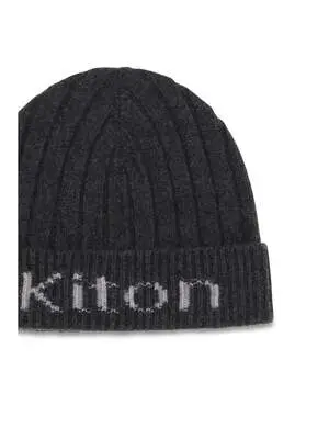 Kiton Wool Beanie Hat